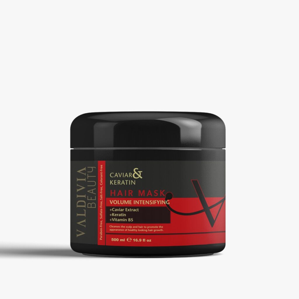 Caviar & Keratin Volume Intensifying Hair Mask 500 ml – VALDIVIA Beauty